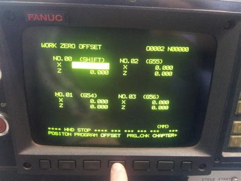 Fanuc Work Offsetgeometry Offset