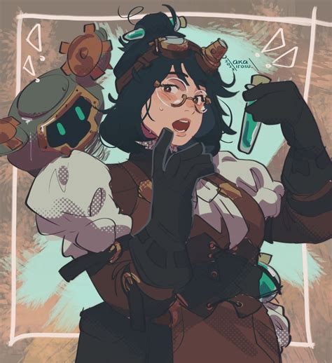 Mei And Snowball Overwatch And 1 More Drawn By Akairosu Danbooru