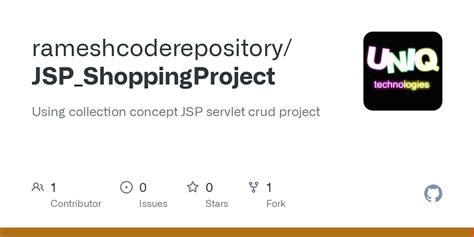 GitHub Rameshcoderepository JSP ShoppingProject Using Collection