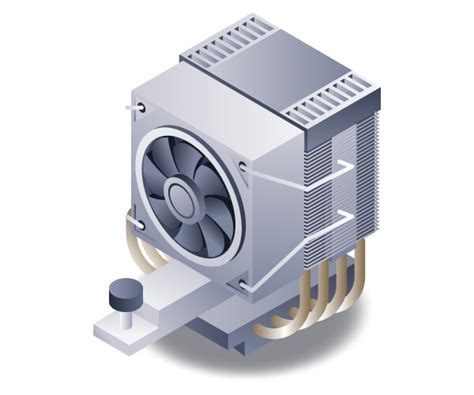 High Speed Computer Ram Memory Flat Isometric 3d Vector Image