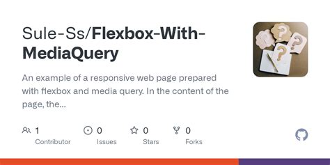 GitHub Sule Ss Flexbox With MediaQuery An Example Of A Responsive Web Page Prepared With