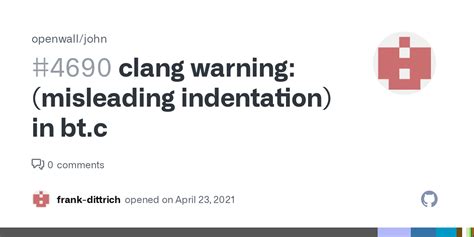 Clang Warning Misleading Indentation In Btc · Issue 4690