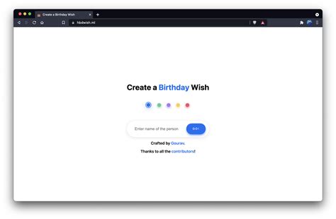 github gouravkhunger nextjs birthday wish this is a minimal next js