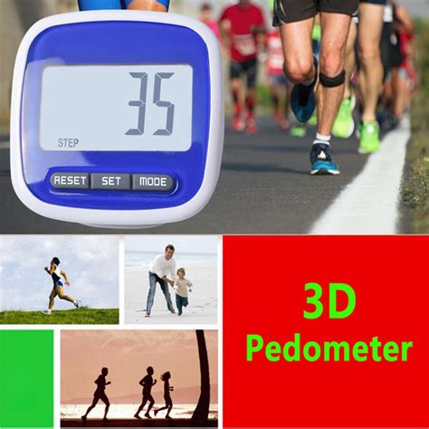 Simple Pedometer Lcd Display 3d Walking Step Counter Pedometer Tracker