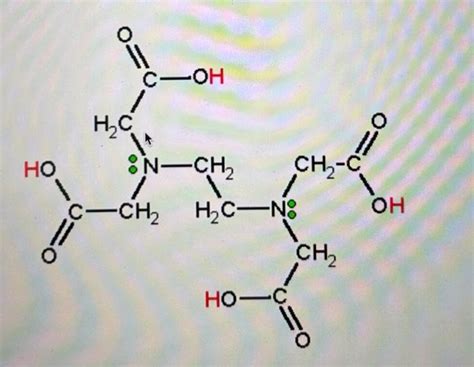 Solved The Structure Of Edta Is Presented Explain The
