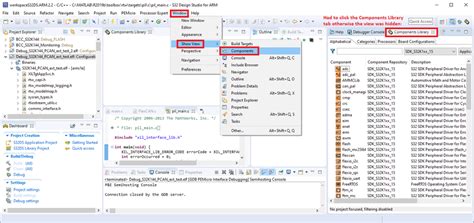 Solved Unable To Add Component In S32ds Arm 22 Menu Option Disabled Predecessor Expert Not