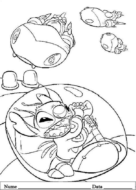 Lilo And Stitch Planse De Colorat Si Educative