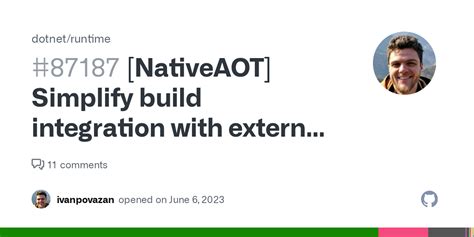Nativeaot Simplify Build Integration With External Bundlers For Apple Platforms · Issue 87187