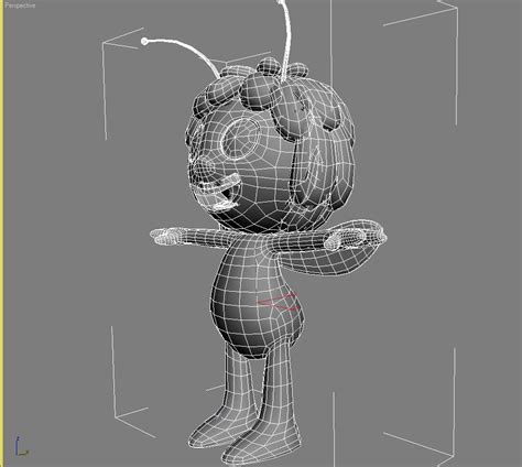 Maya The Bee Rigged 3d Model Flatpyramid