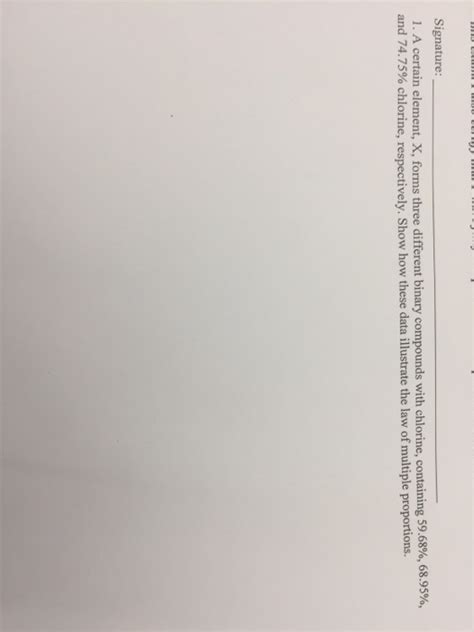 solved signature 95 i a certain element x forms three