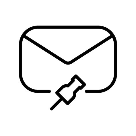 Premium Vector Email Attachment Icon