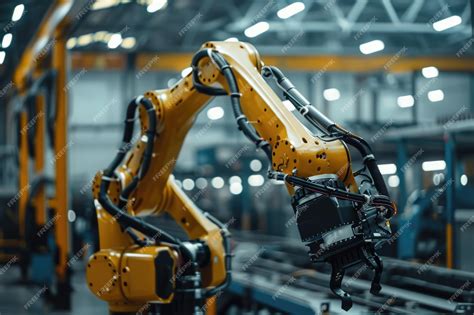 Premium Photo Smart Robot Arm Systems For Warehouse And Factory