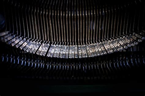 Premium Photo Abstract Typewriter Background With Metal Part And