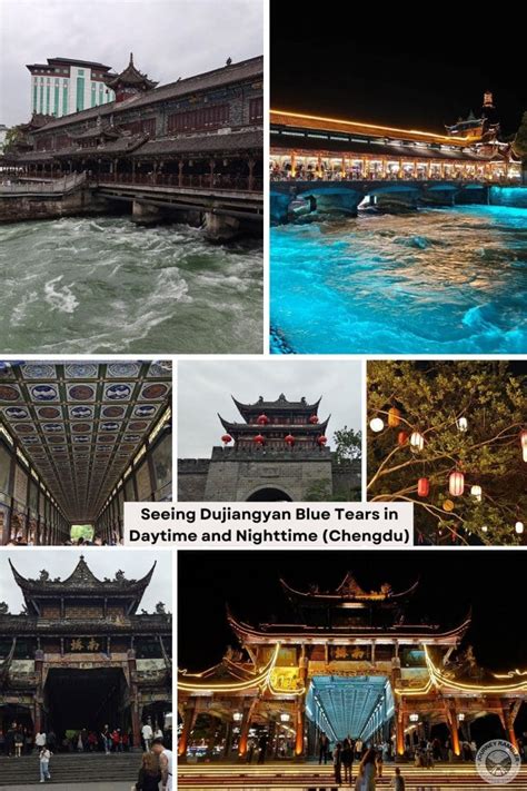 Seeing Dujiangyan Blue Tears In Daytime And Nighttime Chengdu