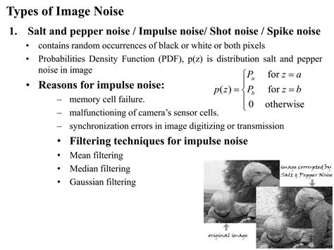 image processing noise noise removal filters pdf
