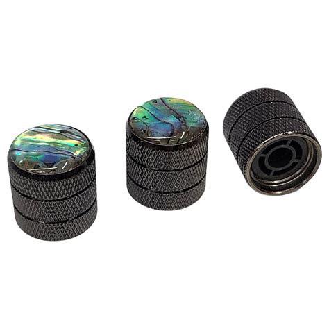 Abalone Top Dome Knobs For Ibanez Tele J Bass Electric Guitar
