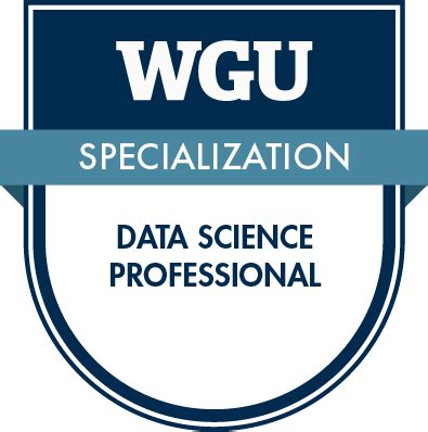 Data Science Specialization Online Masters In Data Analytics WGU