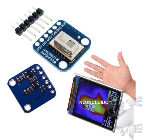 Cámara Térmica Amg Amg I c Temperatura Arduino Robot Electronica
