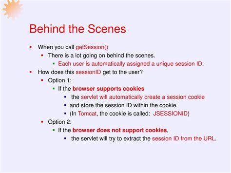 Ppt Servlet Session Tracking Ii Session Api Powerpoint Presentation