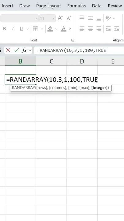 Master The Randarray Function In Excel Simplify Random Data