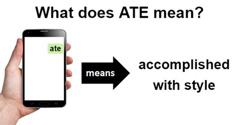 Ate What Does Ate Mean
