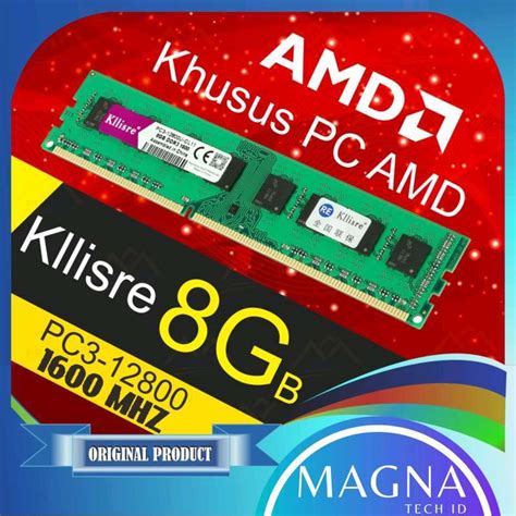 Jual Ram Ddr3 8gb Baru Memory Pc Desktop Dimm Longdimm Amd Intel Murah Di Seller Magna Tech Id