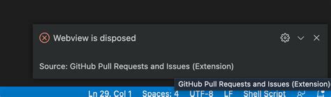 Error Webview Is Disposed · Issue 2655 · Microsoftvscode Pull
