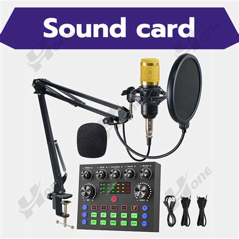 Original V S Sound Card With Bluetooth Live Singing Equipment Audio Mixer Streaming PC Laptop