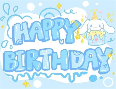 Pin On My Candy♡ Happy Birthday Drawings Hello Kitty Birthday Happy