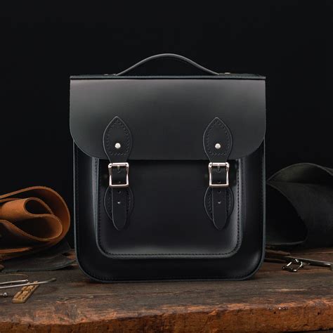 Small Portrait Leather Backpack The Leather Satchel Co Intl