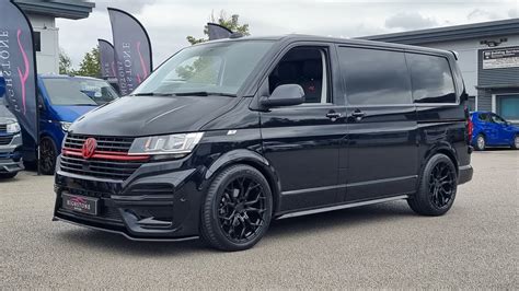 Modified Van Vw Transporter T6 1 Bodykit Alloys Leather Lowered