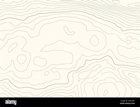 Topographic Map Background With Altitude Lines Abstract Terrain