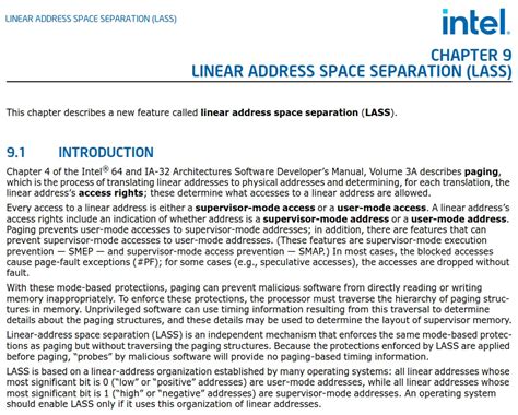 Intel Posts Linux Patches Enabling Lass Kvm Support Phoronix