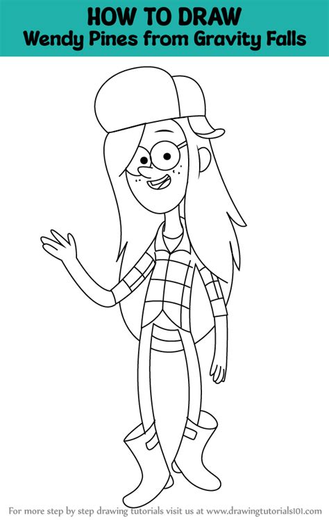 Gravity Falls Wendy Coloring Pages 2025