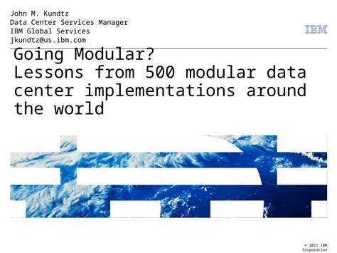 Ppt Going Modular Lessons From 500 Modular Data Center
