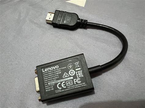 Lenovo Hdmi To Vga Monitor Adapter Computers Tech Parts Accessories Cables Adaptors On