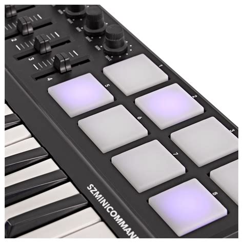 Subzero Minicommand Usb Midi Controller And Keyboard At Gear4music