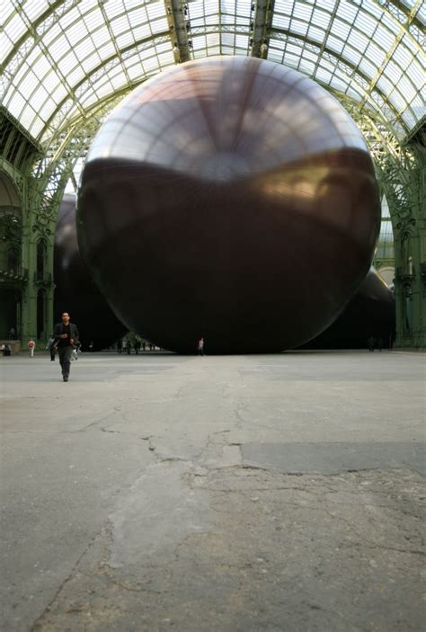 무료 이미지 유리 파리 삽화 조각 미술 박람회 공 구체 둥근 천장 전시회 모양 Anishkapoor 현대 자동차 거대한 할아버지의 기념물