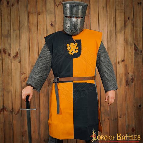 Heraldic Surcoat Tabard With Scottish Rampant Lion Design Outfit4events