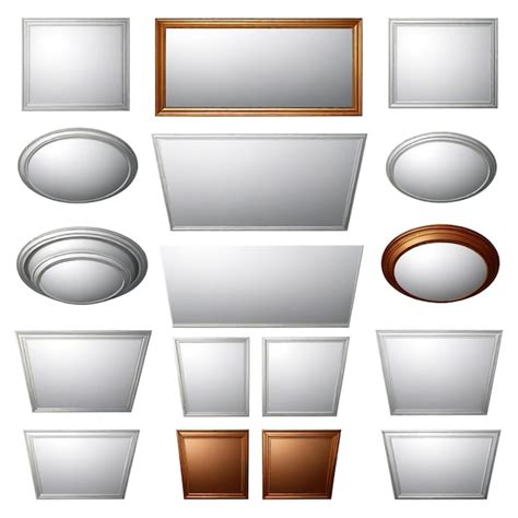 Ceiling Vector Set White Background Isolated Premium Ai Generated Vector