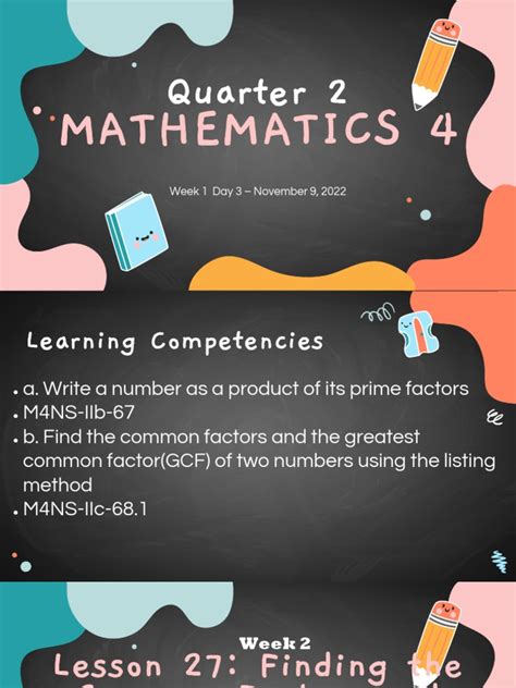 math 4 quarter 2 week 4 pdf mathematics education theory