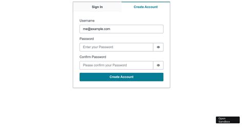 Authenticator Prepopulatedreadonly Email Codesandbox