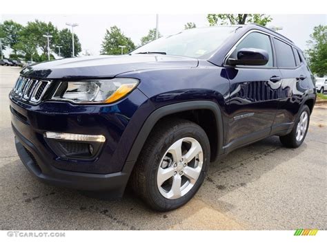 2017 Jazz Blue Pearl Jeep Compass Latitude 121824403 Photo 7
