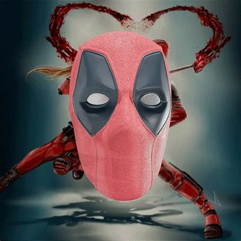 🎭 Deadpool Mask With Detailed Texture And Magnets Slots Deadpool Mascara Con Textura E