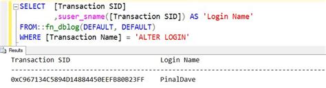 Sql Server Who Changed The Password Of Sql Login Interview Question Of The Week Sql