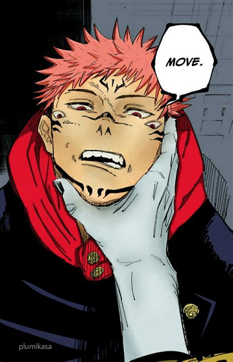 Colored Sukuna Manga Panel Manga Anime Comic Layout