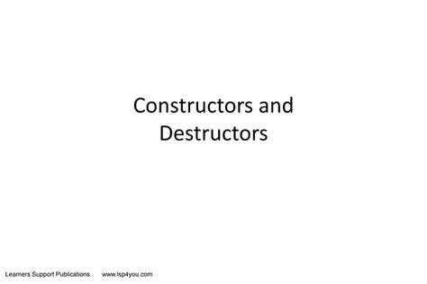 constructor ppt