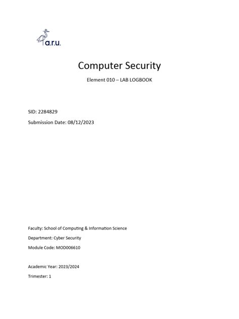 Computer Security Log Book Pdf Windows Registry Security