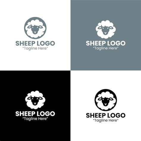 Premium Vector Sheep Logo