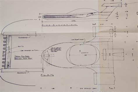 Star Wars Luke Skywalker Landspeeder Original 1977 Blueprint Etsy 日本